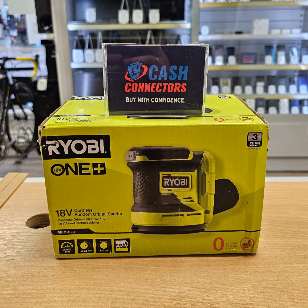New **NEW** Ryobi One Cordless Orbital Sander (Body Only) - Own4Less